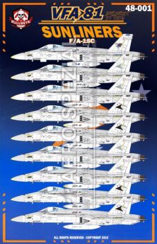 F/A-18C Hornet VFA-81 Sunliners