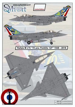Rafale M 70 Years Flottille 12F