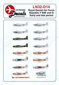 F-84E/G Thunderjet dänische Luftwaffe