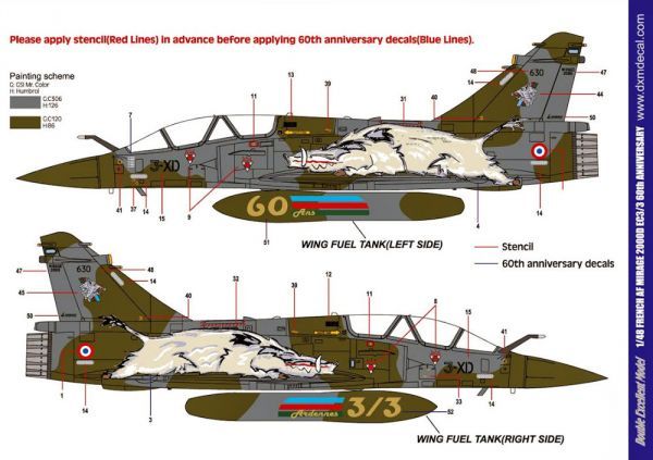 Mirage 2000D Anniversary Scheme
