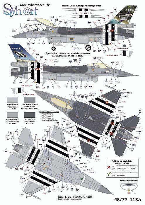F-16AM Fighting Falcon 75 Jahre D-Day No. 349 Sqn