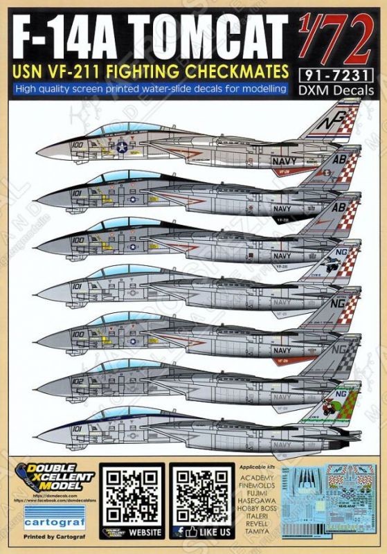F-14A Tomcat VF-211 Checkmates