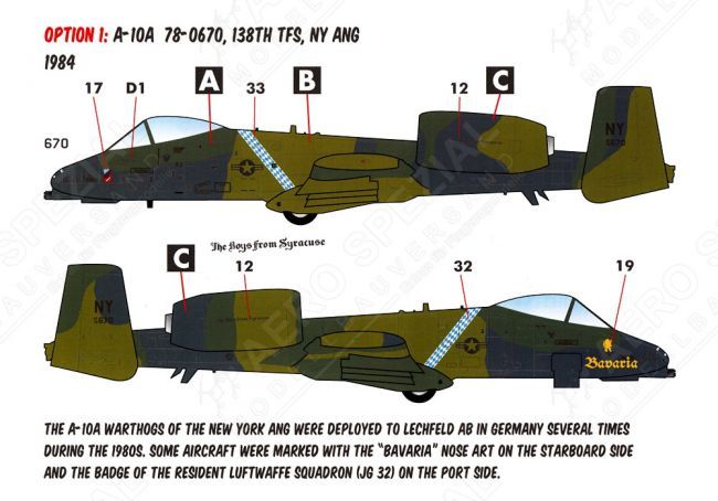 A-10A Thunderbolt II European-1 Camouflage