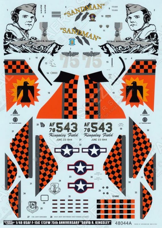 F-15C Eagle 75th Anniversary David R. Kingsley