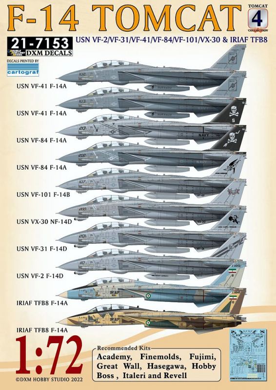 F-14 Tomcat U.S. Navy & Iranian Air Force