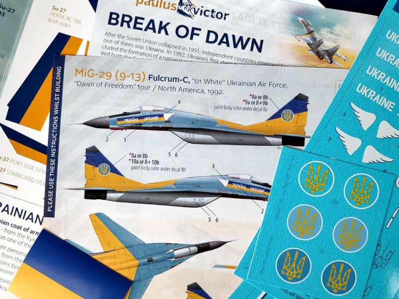 MiG-29 Fulcrum & Su-27 Flanker ukrainische Luftwaffe